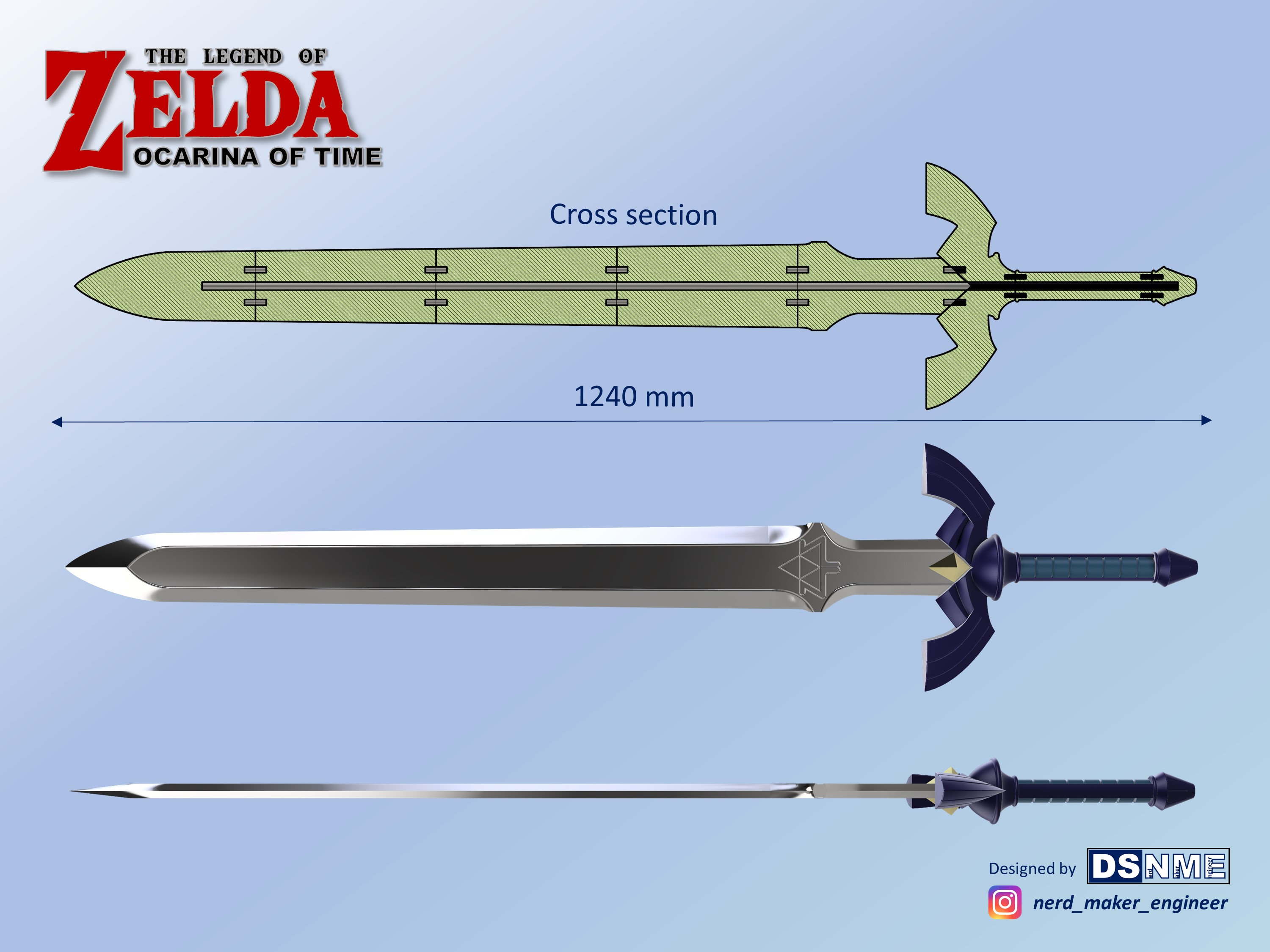 Master Sword Ocarina Of Time