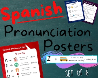 Bilingual Classroom Posters - Etsy