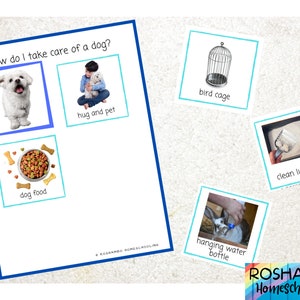 Learn About Animals! Matching Game for Kids, Printable, Digital ...