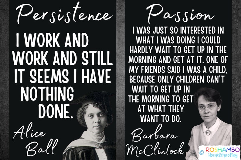 Women in Science Classroom Posters | Set of 8 | Printable, Digital ...