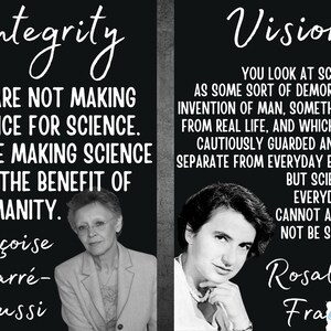 Women in Science Classroom Posters | Set of 8 | Printable, Digital ...