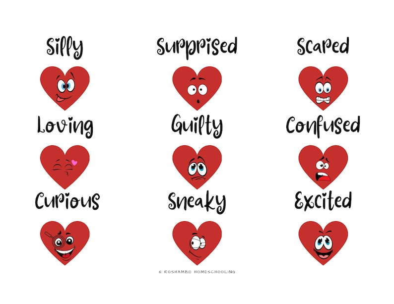 Printable Emotions Poster Activity for Kids, Social and Emotional ...