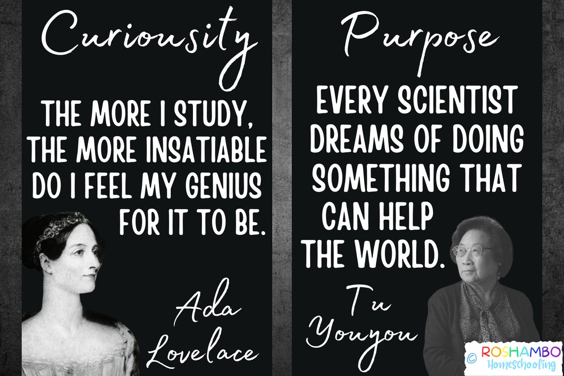 Women in Science Classroom Posters Set of 8 Printable - Etsy
