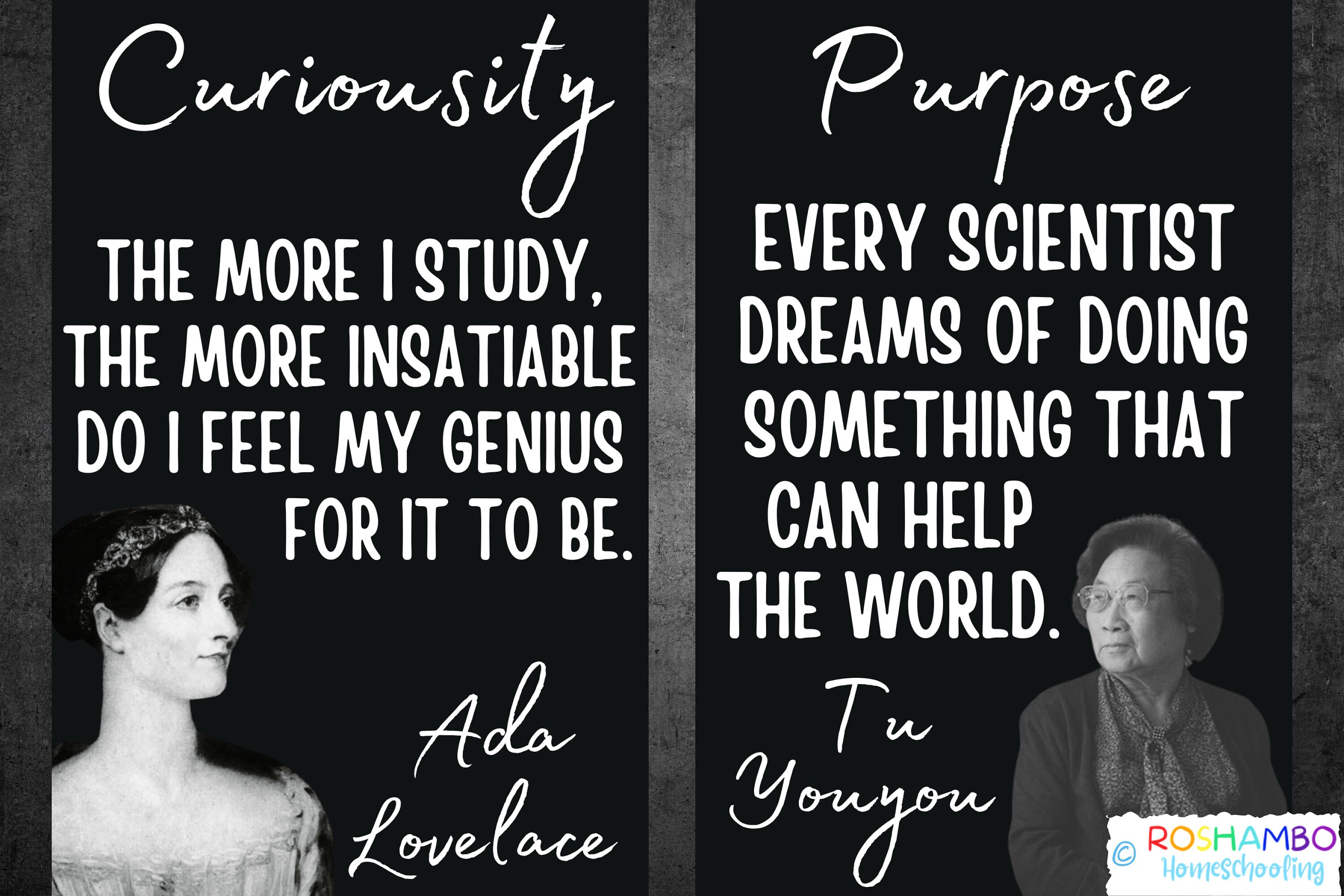Women in Science Classroom Posters | Set of 8 | Printable, Digital ...