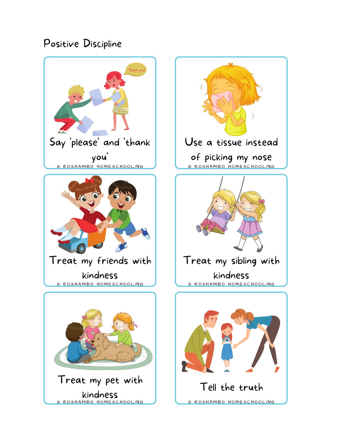 Montessori Practical Life Skills PRINTABLE Poster Pack for Ages 2-6 ...