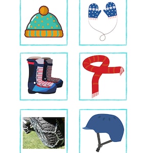 Learn About Safety! Matching Game for Kids, Printable, Digital Download ...