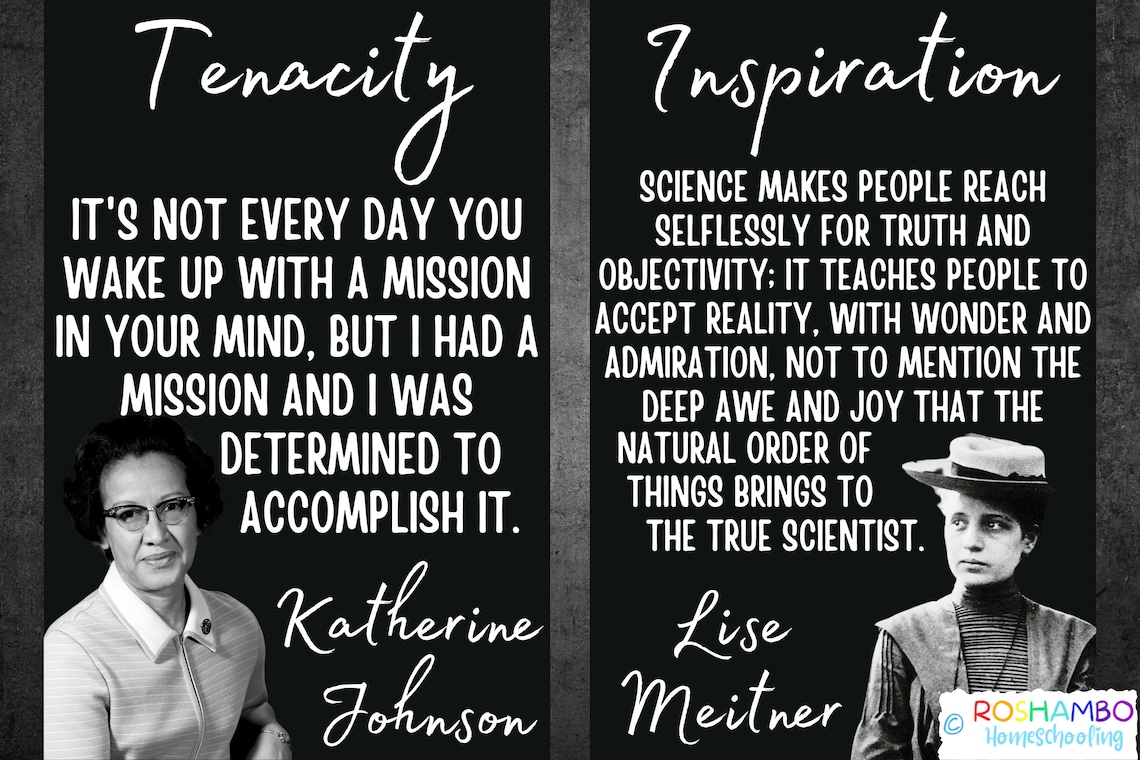 Women in Science Classroom Posters Set of 8 Printable - Etsy
