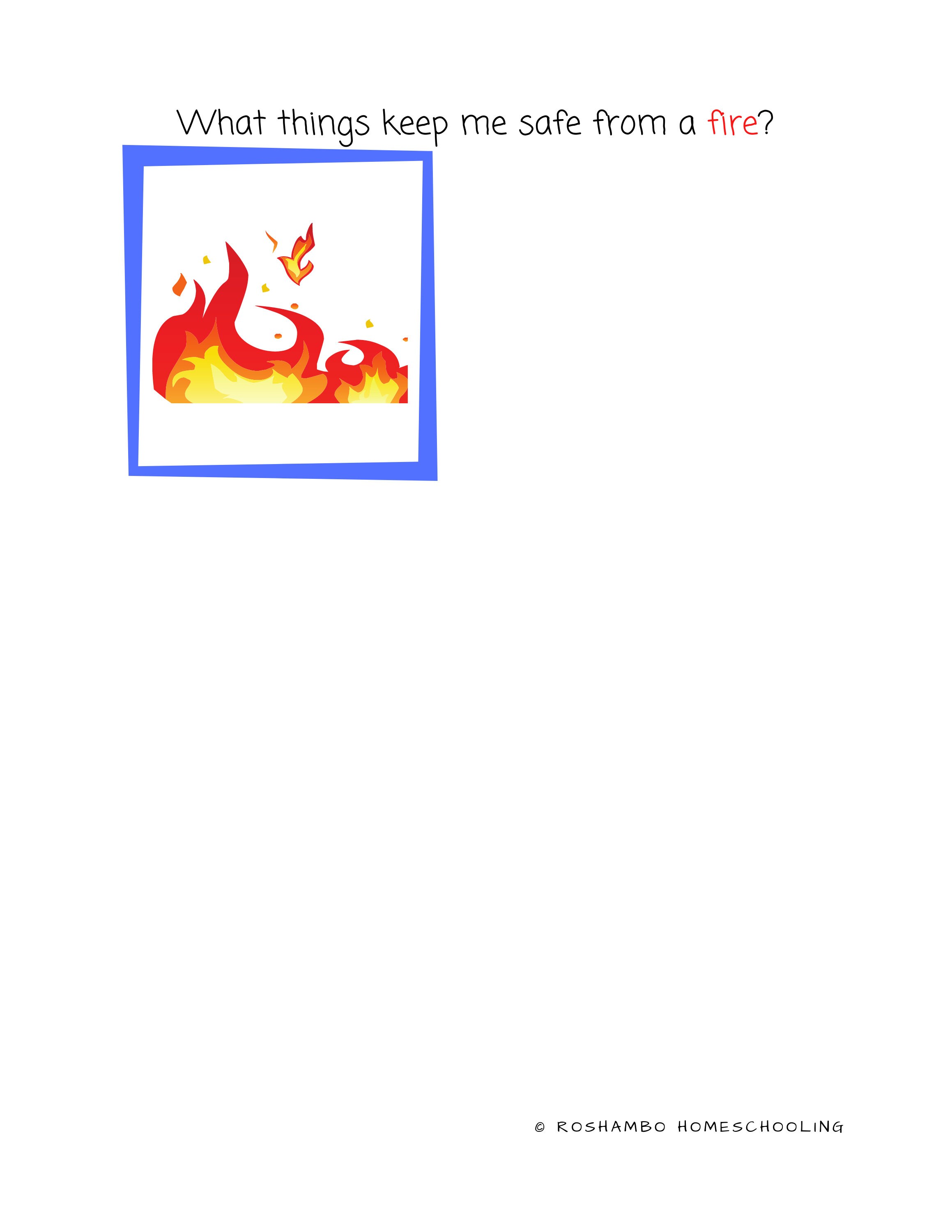 Learn About Safety! Matching Game for Kids, Printable, Digital Download ...