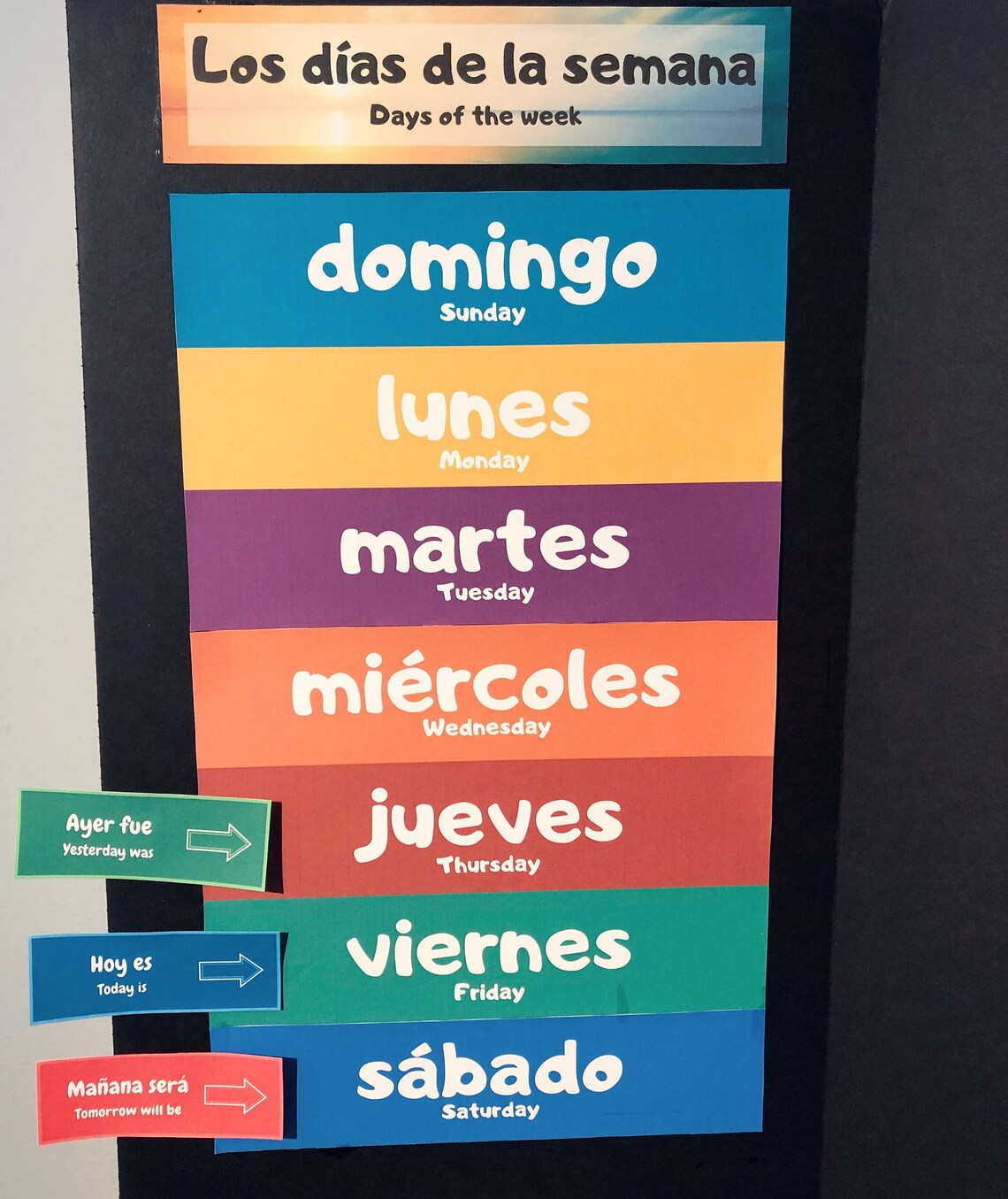 Circle Time Board Spanish and English Spanish Morning Board - Etsy