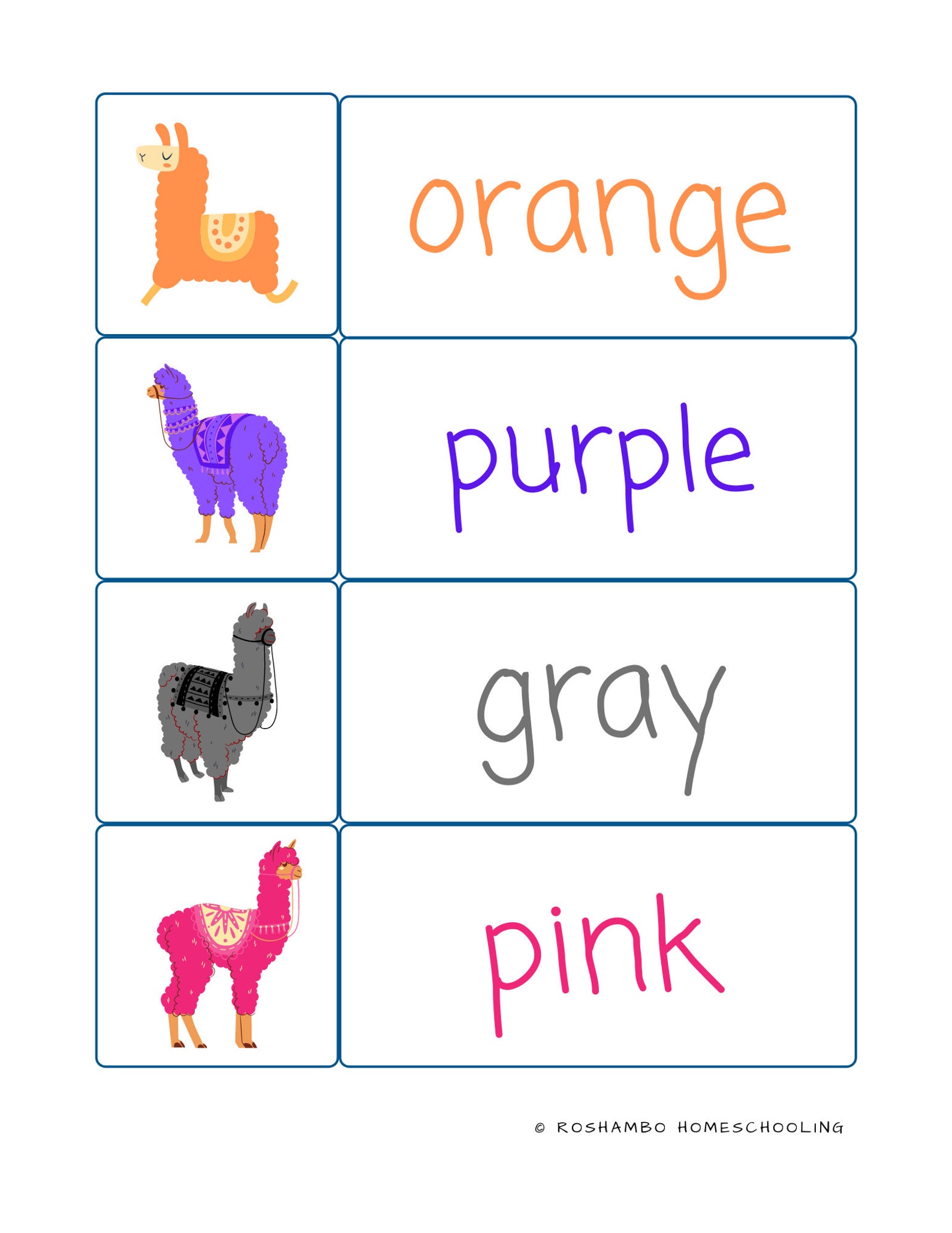 Llama Llama Busy Book for Pre-k Digital Download Printable - Etsy