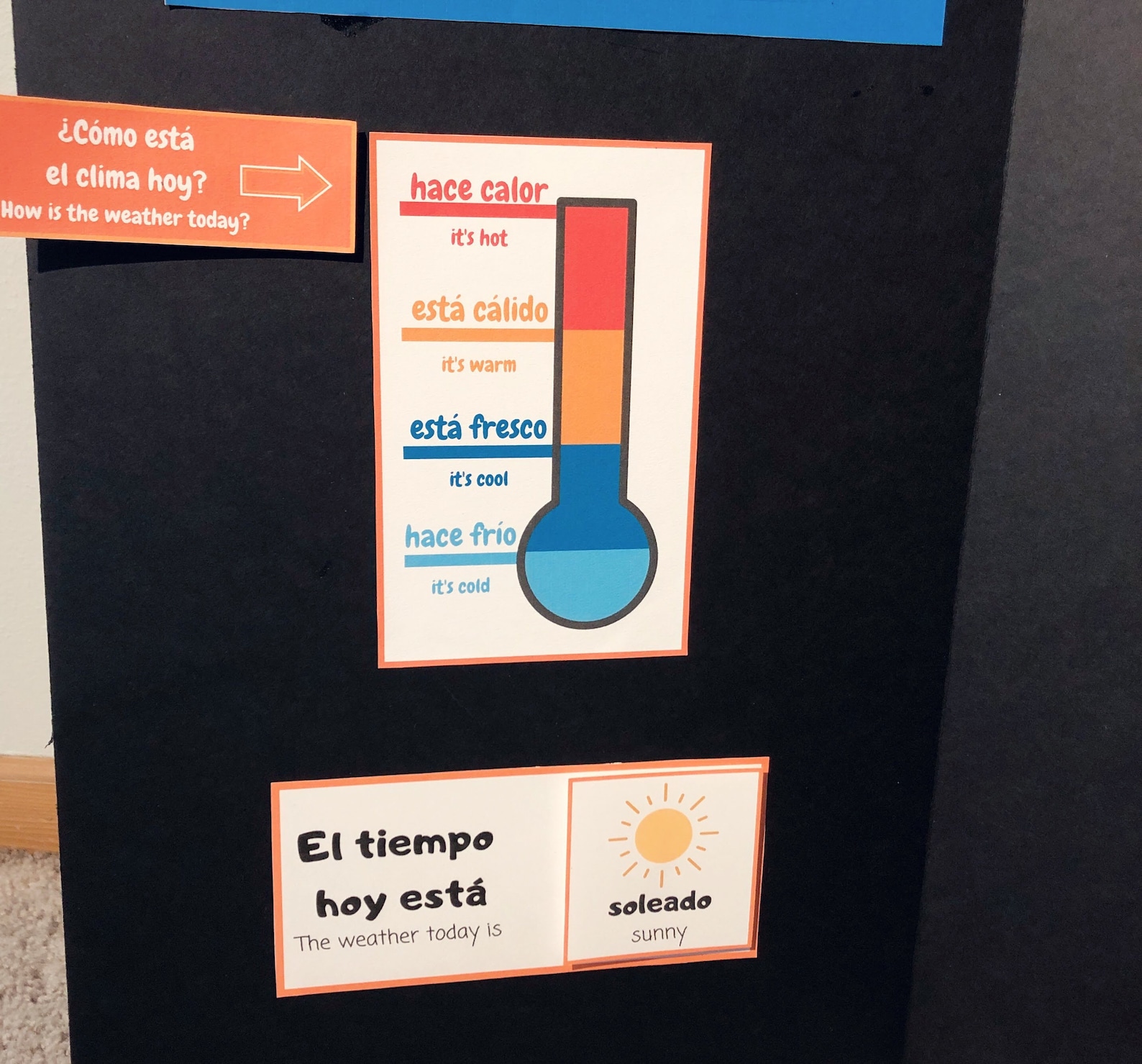 Circle Time Board, Spanish and English, Spanish Morning Board for ...