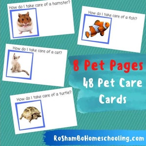 Learn About Animals! Matching Game for Kids, Printable, Digital ...