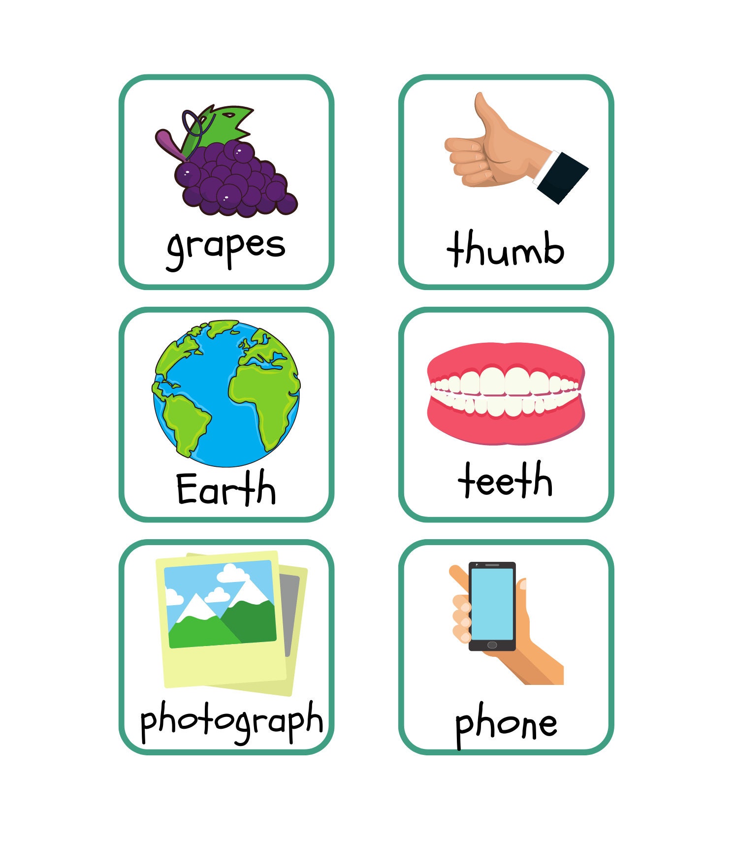 Phonics Bingo Game for Kids, Blends & Digraphs, Printable - Etsy