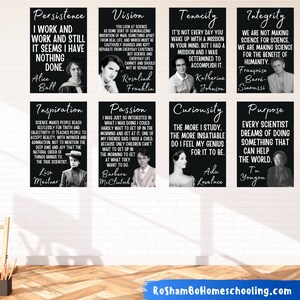 Women in Science Classroom Posters | Set of 8 | Printable, Digital ...