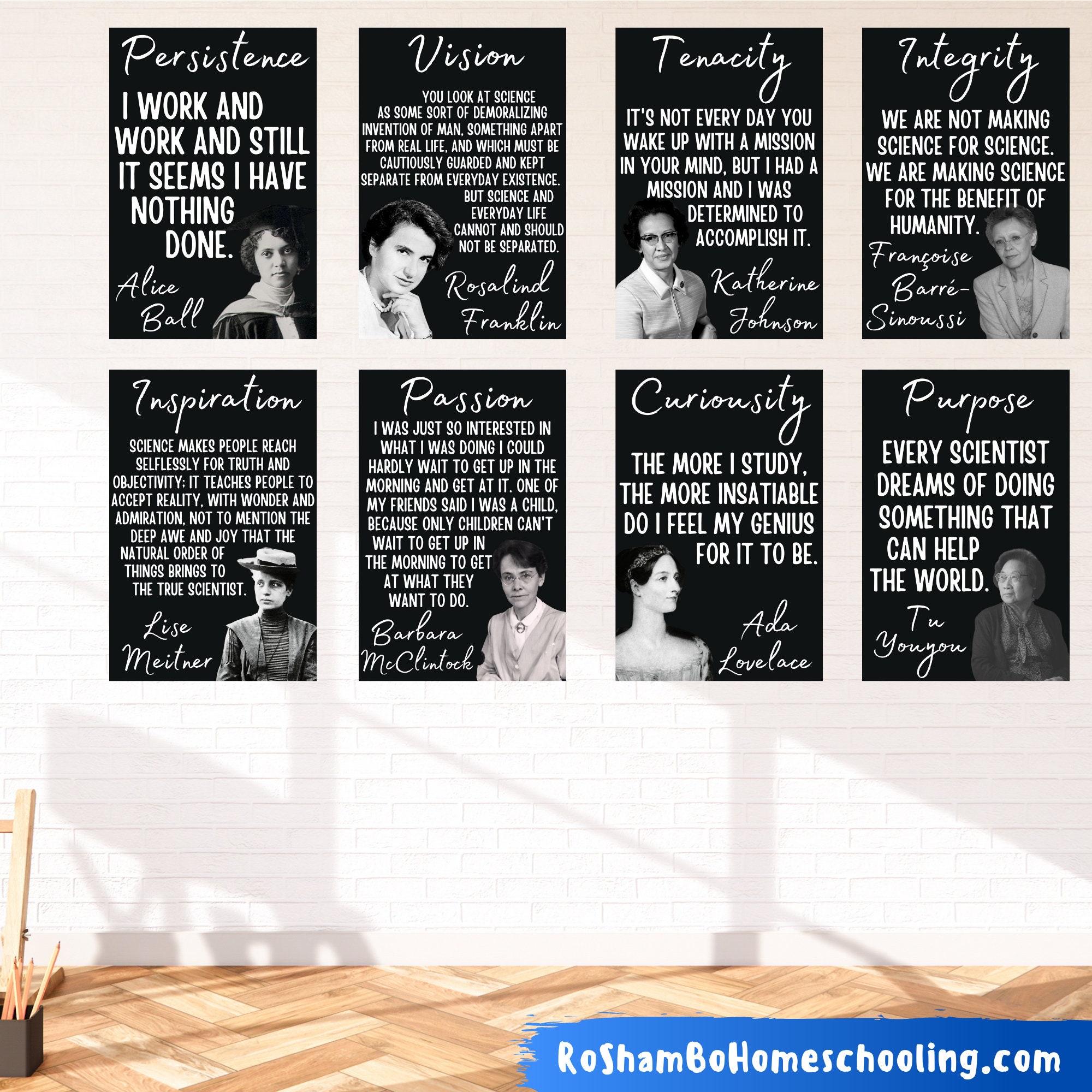 Women in Science Classroom Posters Set of 8 Printable - Etsy