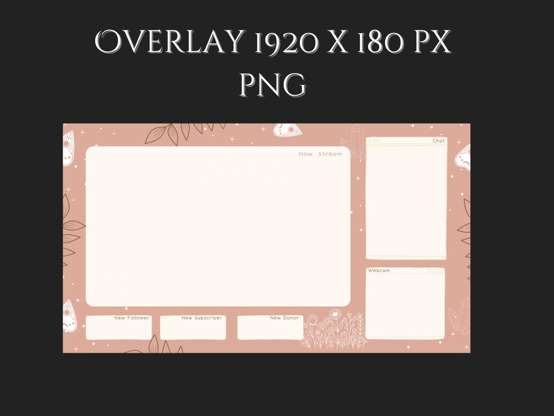 Twitch Overlay Package Twitch Panels Twitch Sub Badges - Etsy