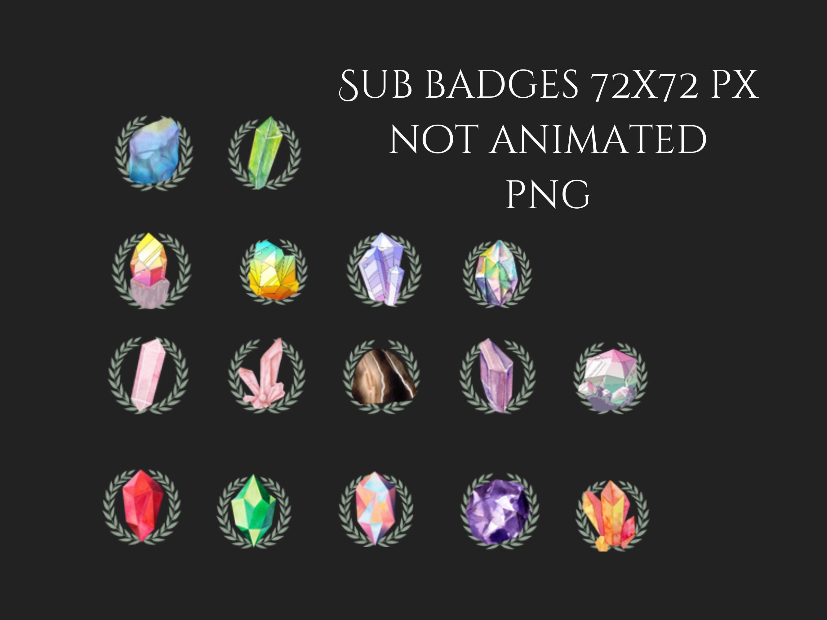 Twitch Overlay Package Twitch Panels Twitch Sub Badges - Etsy