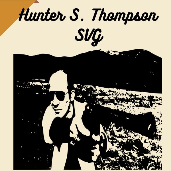Hunter S Thompson Svg - Etsy
