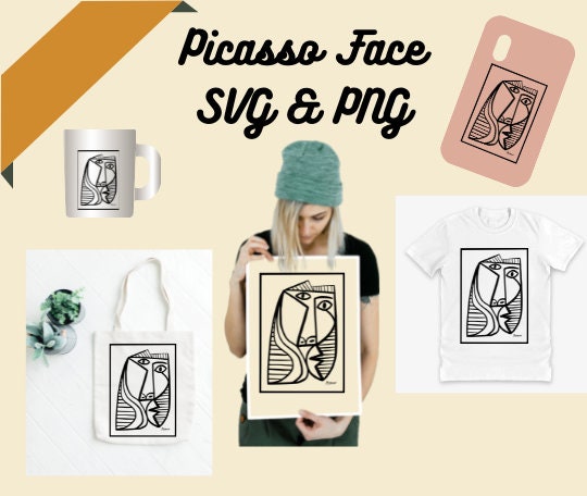 Picasso Face SVG, Picasso Art SVG and PNG File, Picasso Face Svg Image ...