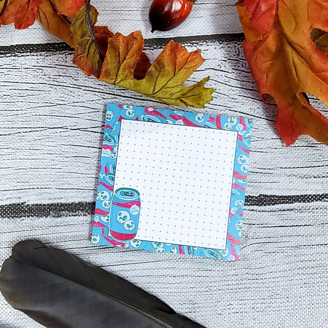 STICKY NOTES: Anxietea Sticky Note Pad , Teal Sticky Note Pad ...