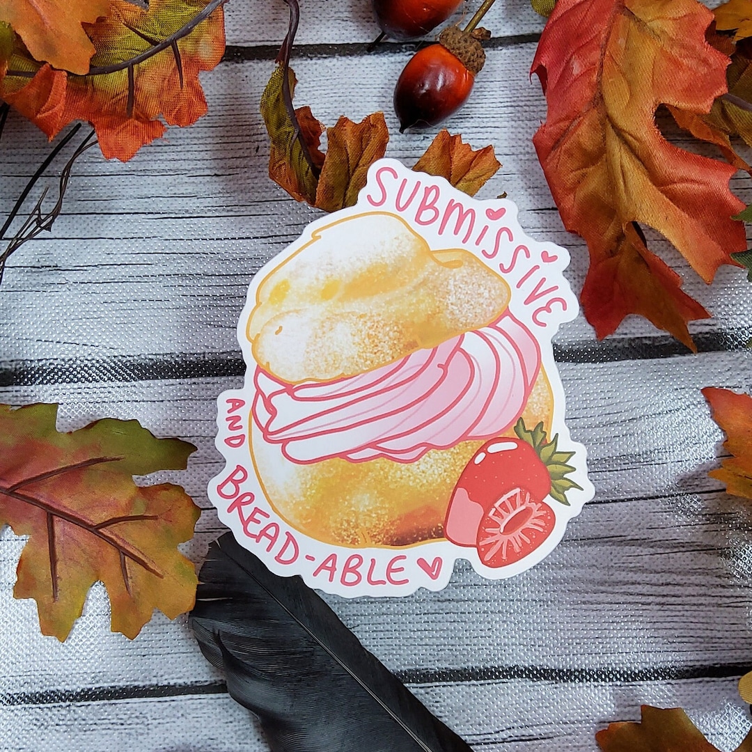 MATTE STICKER: Submissive and Breadable Creampuff Sticker , Creampuff ...