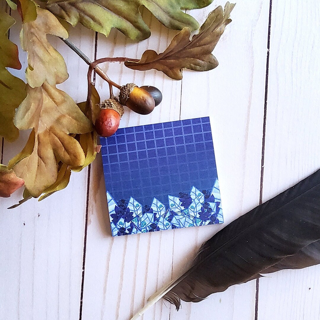 STICKY NOTES: June Moonstone Crystal Notes Blue Sticky Note - Etsy