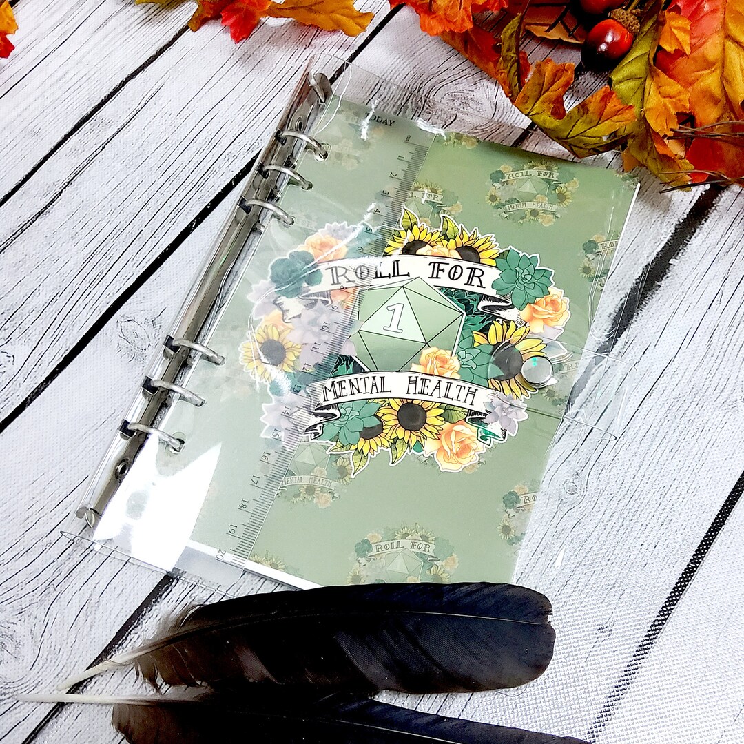 REUSABLE STICKER BOOK: Roll for Mental Health Style Sticker Storage ...