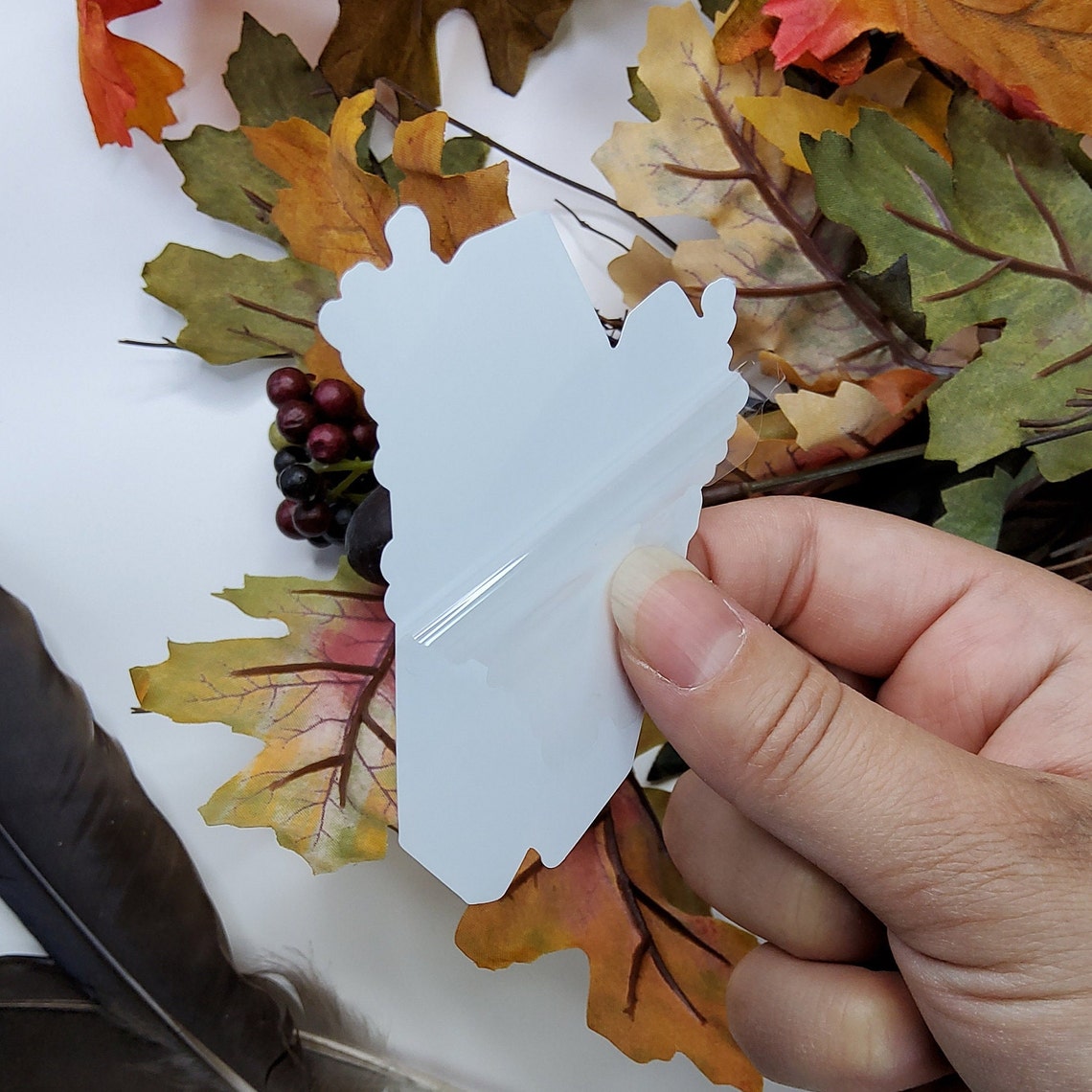 MATTE STICKER: Black and Red Moon Crystal Crystal Sticker - Etsy