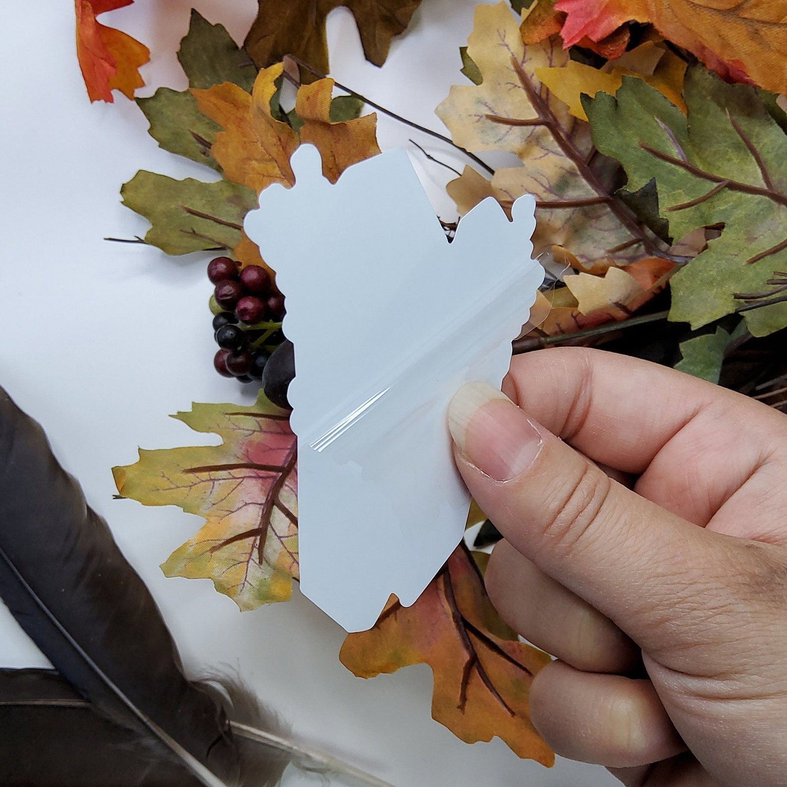 MATTE STICKER: Blue and Black Crystal Moon Dark Aesthetic - Etsy