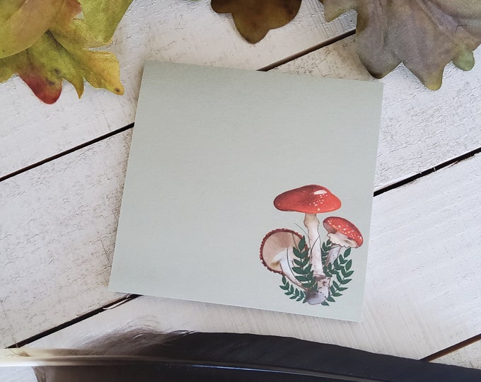 Mushroom Notepad A6 - Etsy