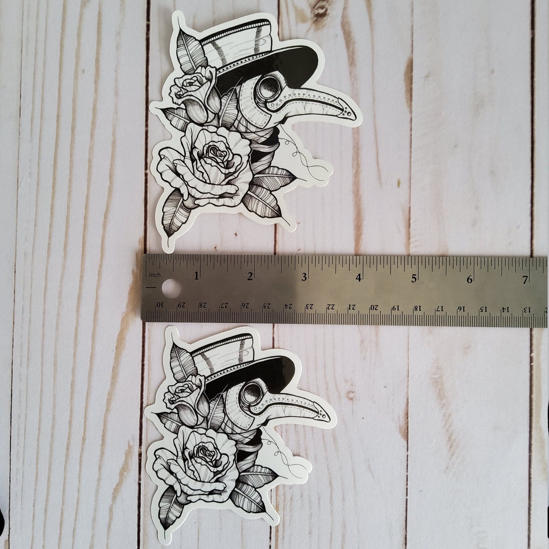 GLOSSY STICKER: Plague Doctor Sticker Plague Doctor Sticker - Etsy
