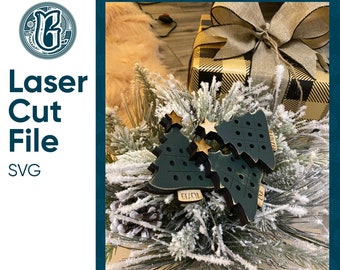 Rustic Crate / Digital Laser Cut SVG File / Glowforge / Home Decor ...