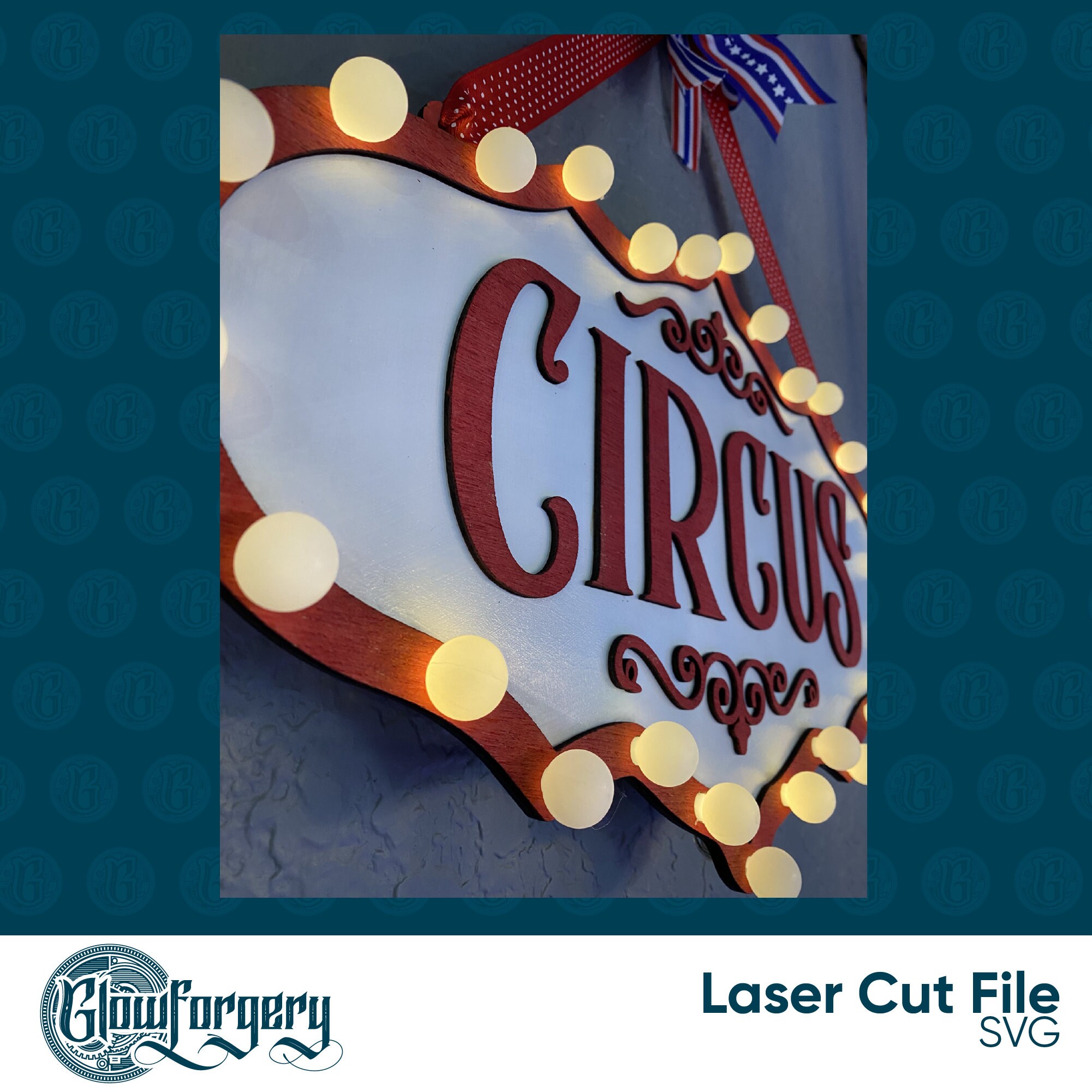 Circus Carnival Freak Show Party Sign / Glowforge / Home Decor / Vector ...