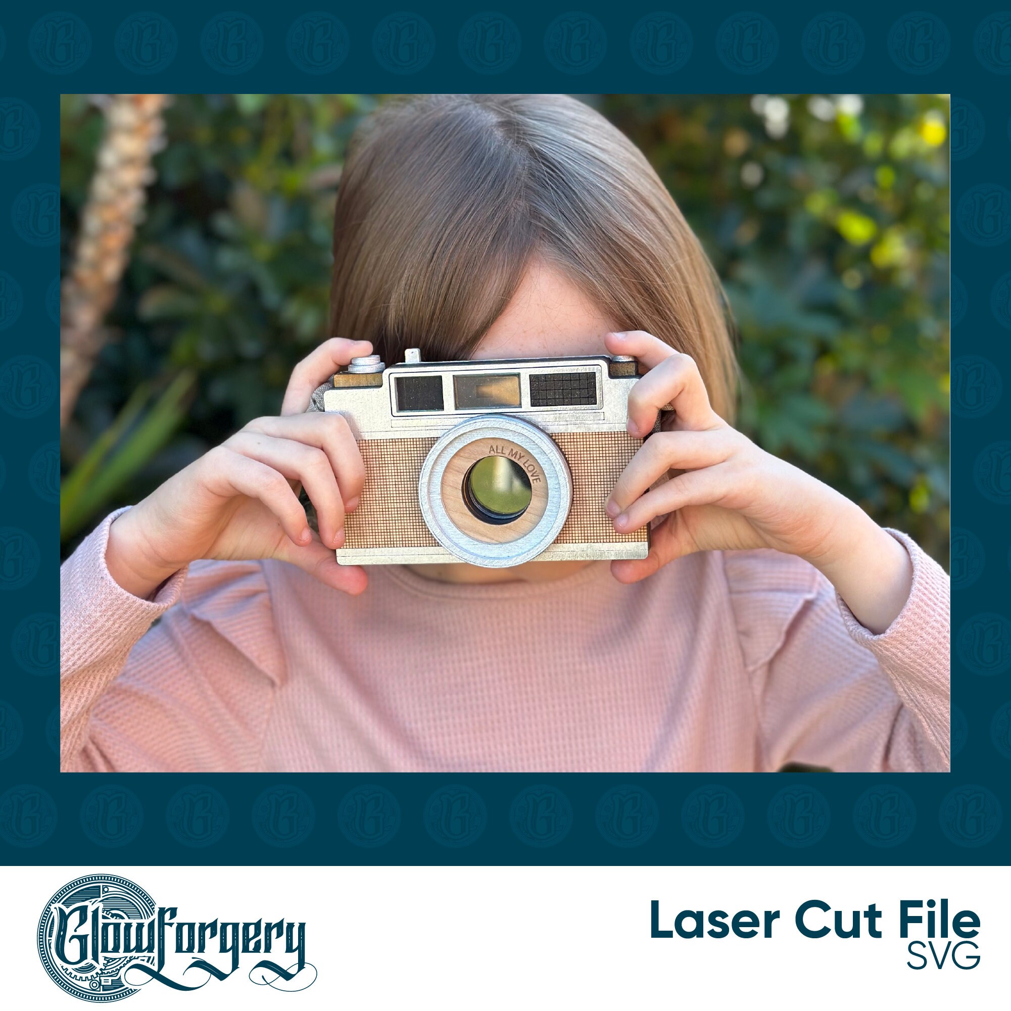 Vintage Camera Gift Card Holder / Digital Laser Cut SVG File / - Etsy