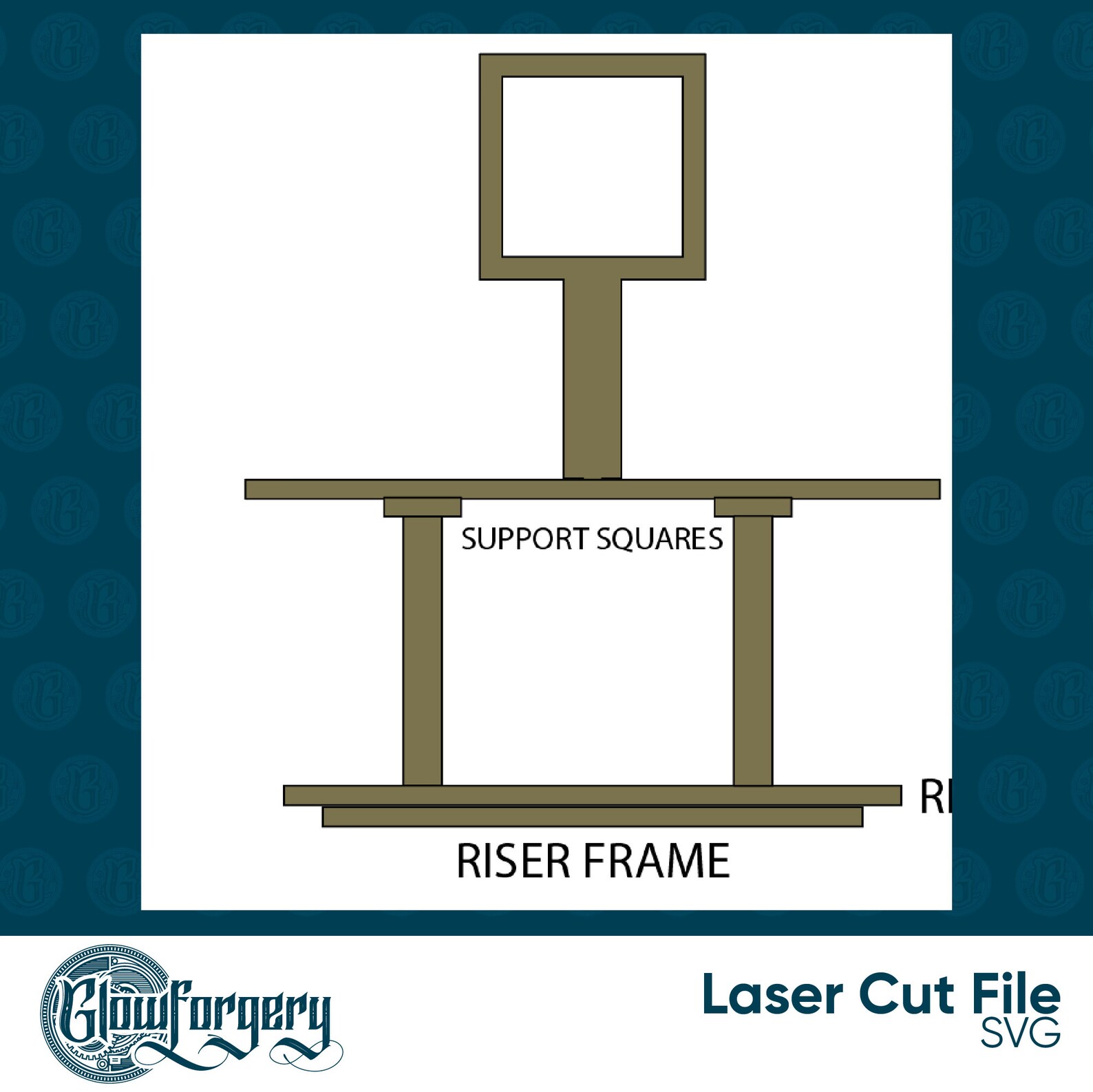 Cone Display Stand / Digital Laser Cut SVG File / Glowforge | Etsy