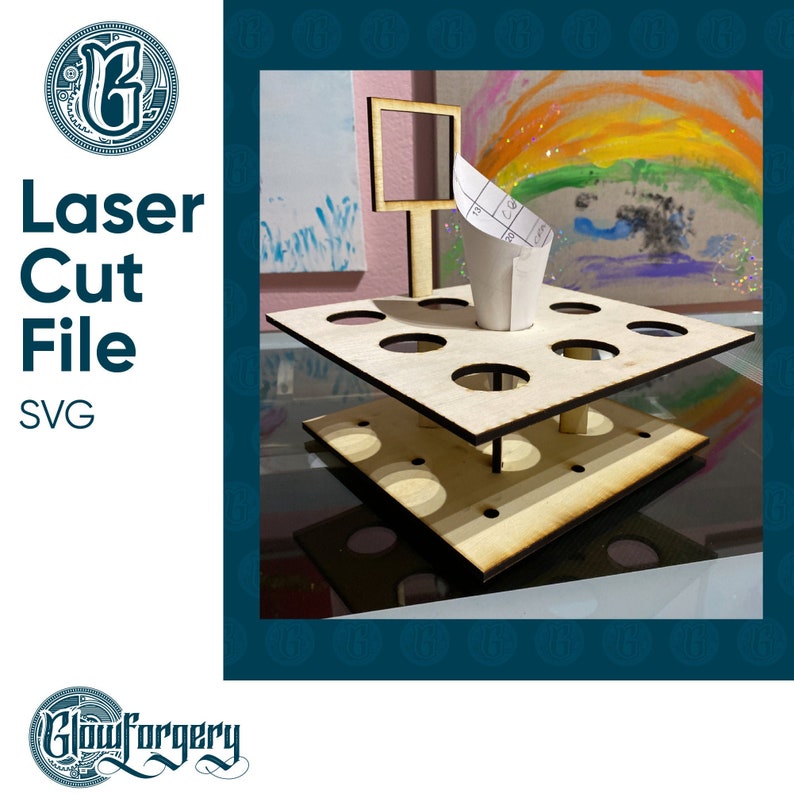 Cone Display Stand / Digital Laser Cut SVG File / Glowforge - Etsy