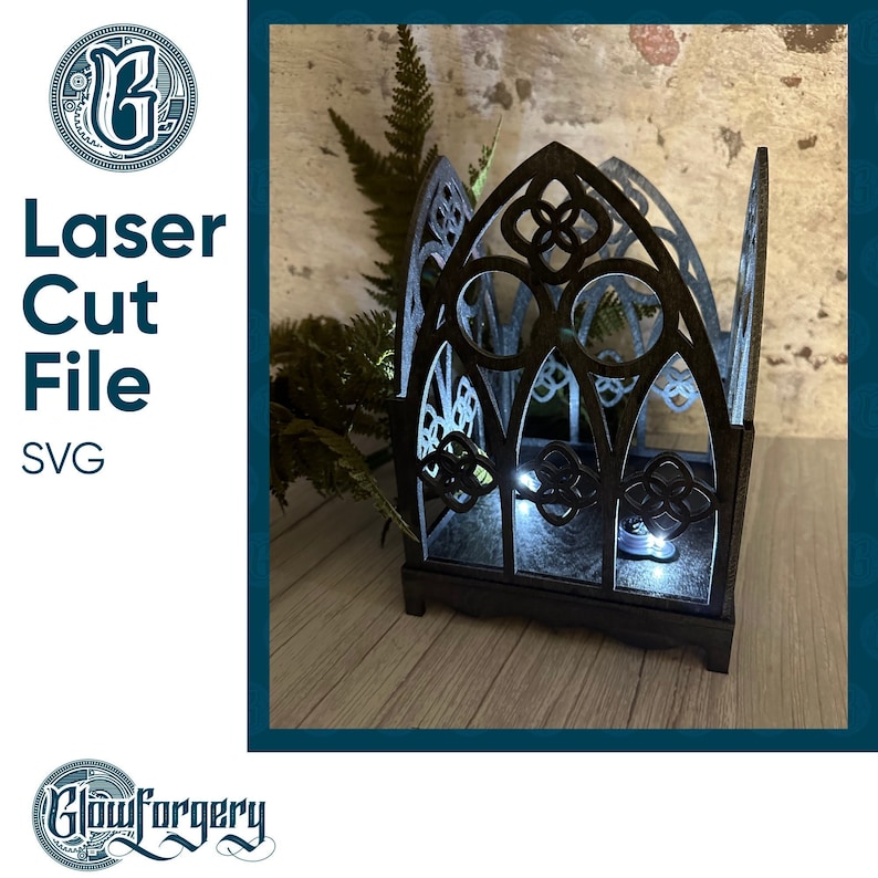 Gothic Arch Candle Votive SVG: Laser Cut File (digital Download) - Etsy