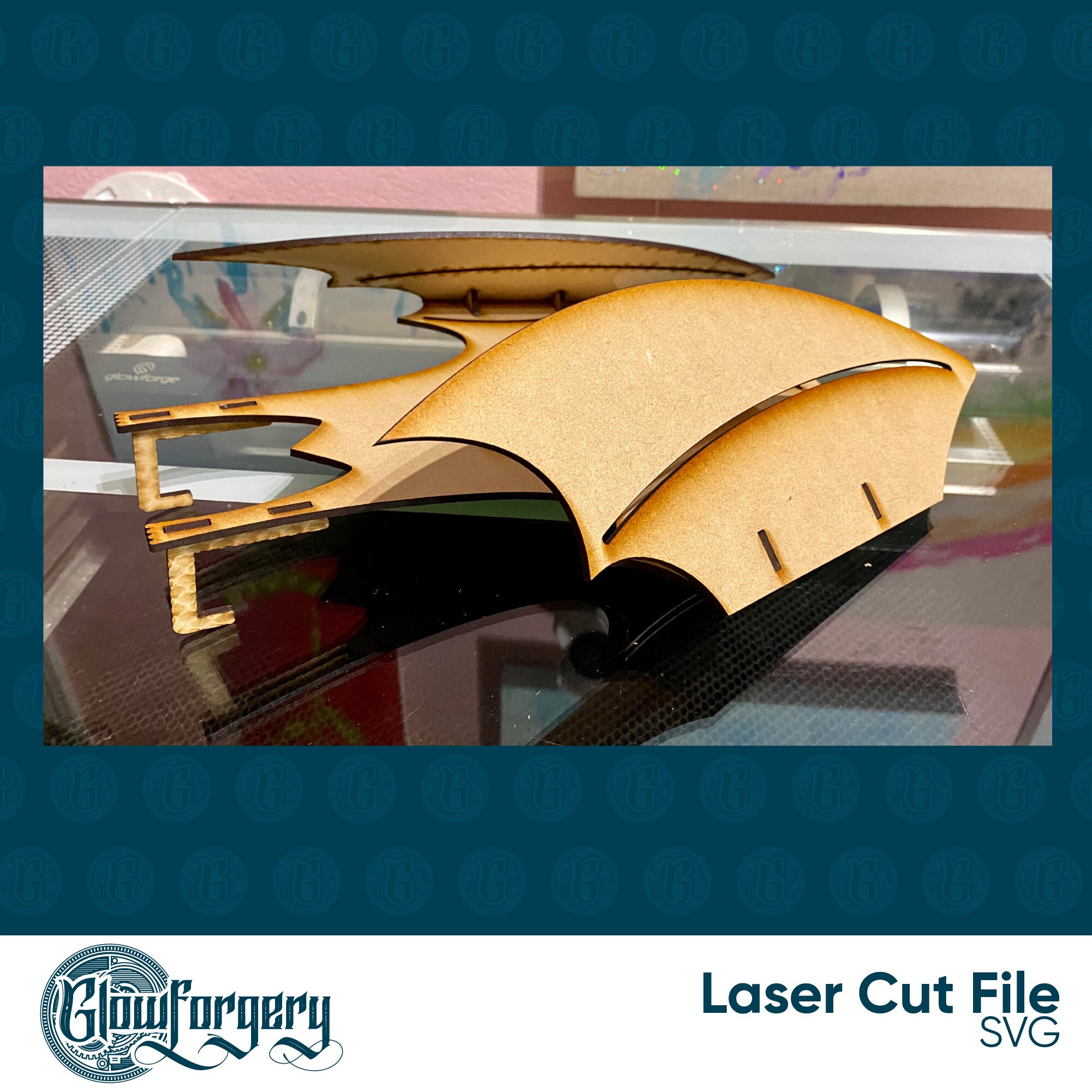 Bertie the 3D Hanging Bat / Digital Laser Cut SVG File / - Etsy