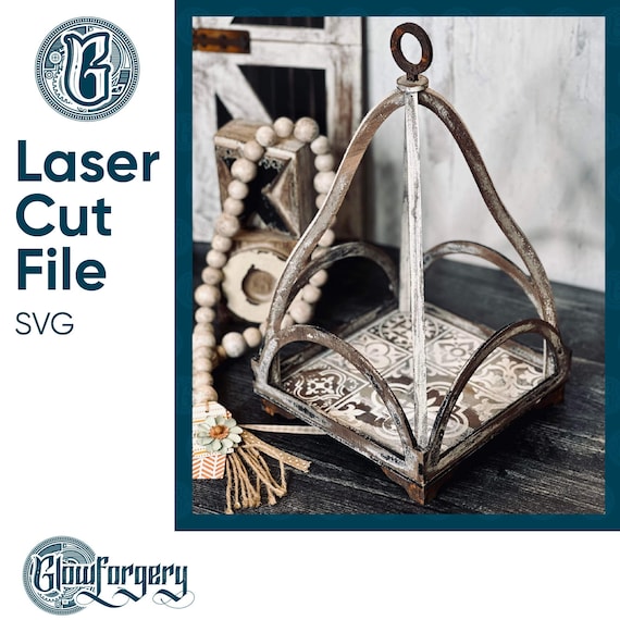 Rustic Cloche / Digital Laser Cut SVG File / Glowforge / Home | Etsy