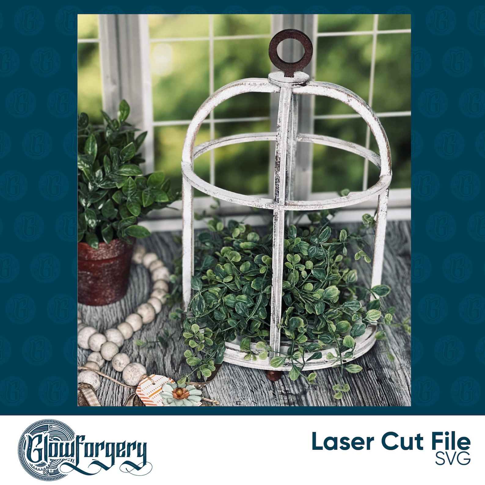 Oval Cloche / Digital Laser Cut SVG File / Glowforge / Home - Etsy