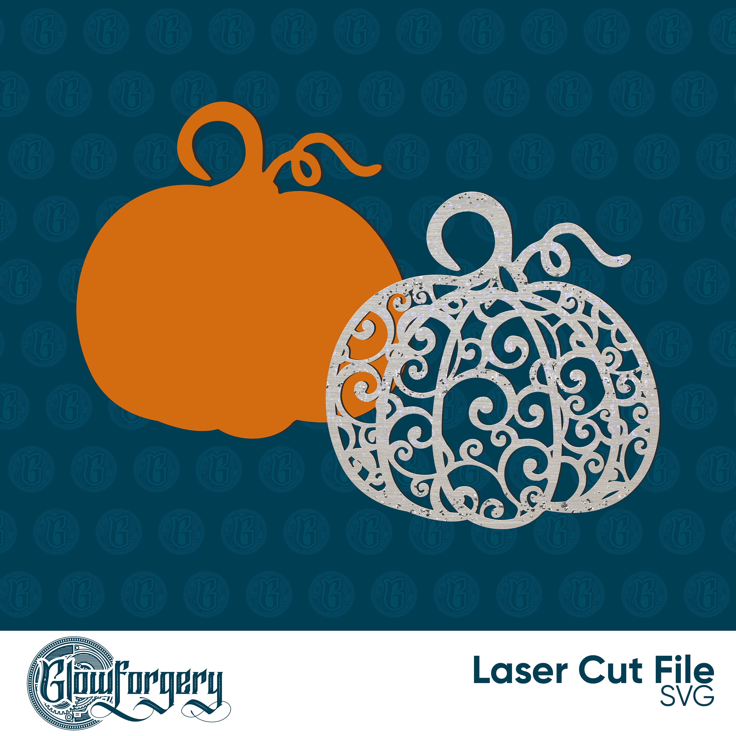 Fancy Pumpkin / Digital Laser Cut SVG File / Glowforge / Home - Etsy