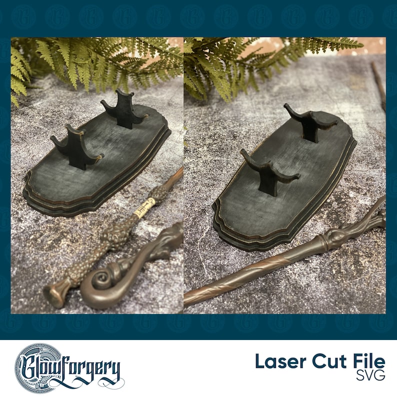 Wand Display Stand / Digital Laser Cut SVG File / Glowforge / - Etsy Canada