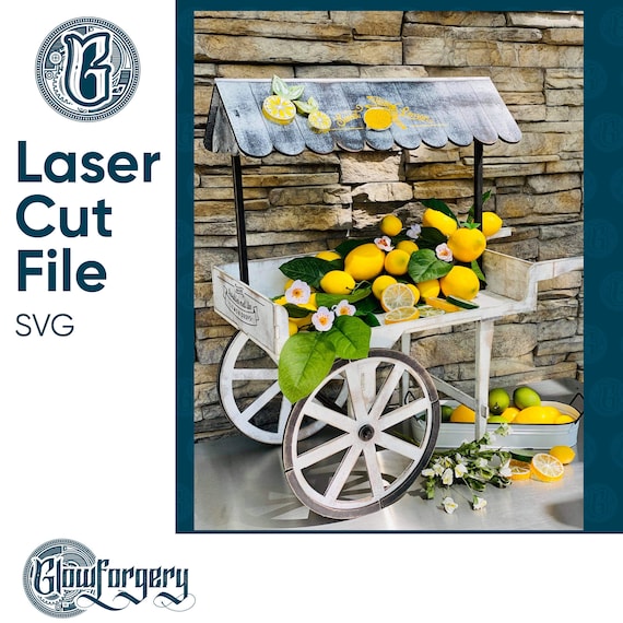 Lemonade Cart / Digital Laser Cut SVG File / Glowforge / Home - Etsy Canada