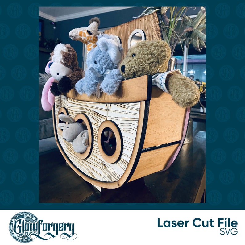 Noah's Ark / Digital Laser Cut SVG File / Glowforge / Home - Etsy