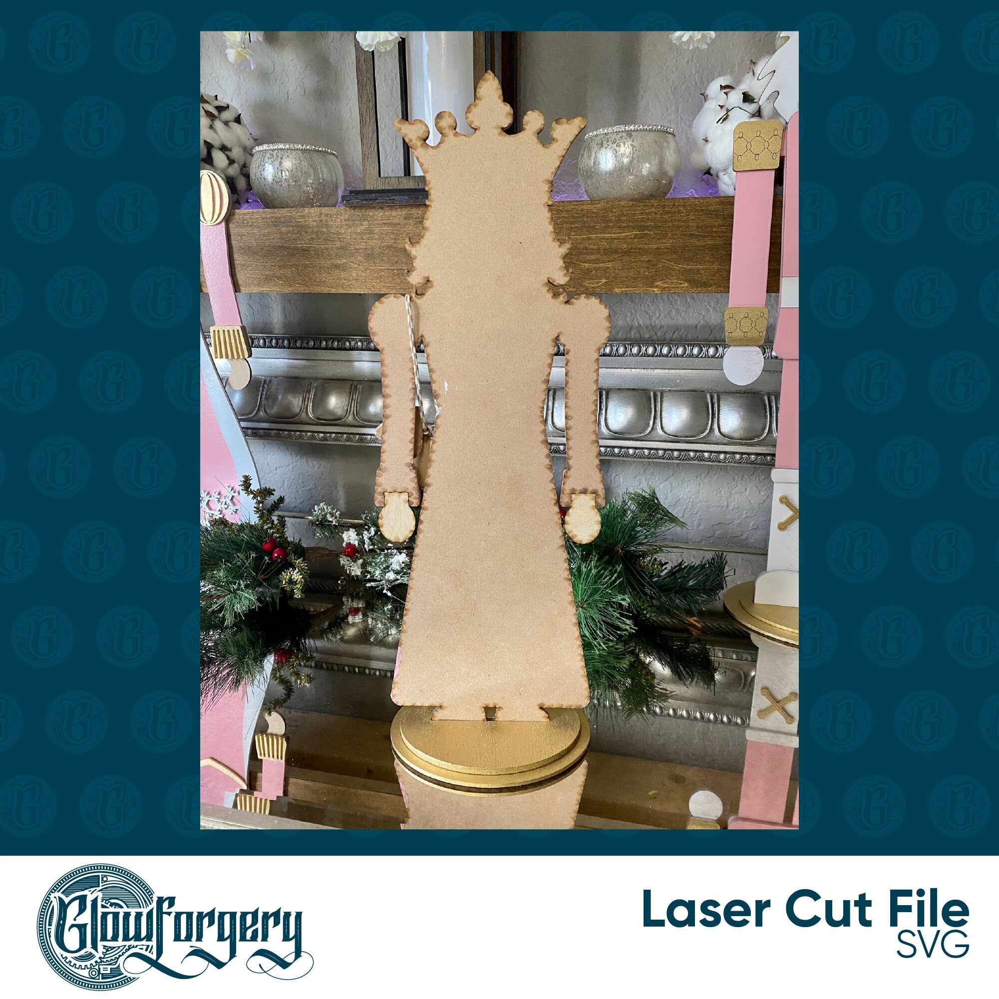 Nutcracker Princess / Digital Laser Cut SVG File / Glowforge / Home ...