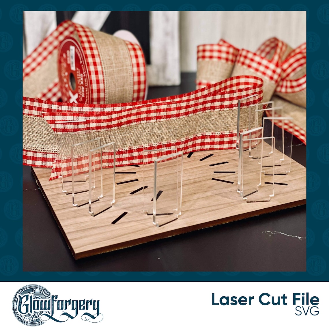 Bow Jig/ Digital Laser Cut SVG File / Glowforge / Home Decor / Vector ...