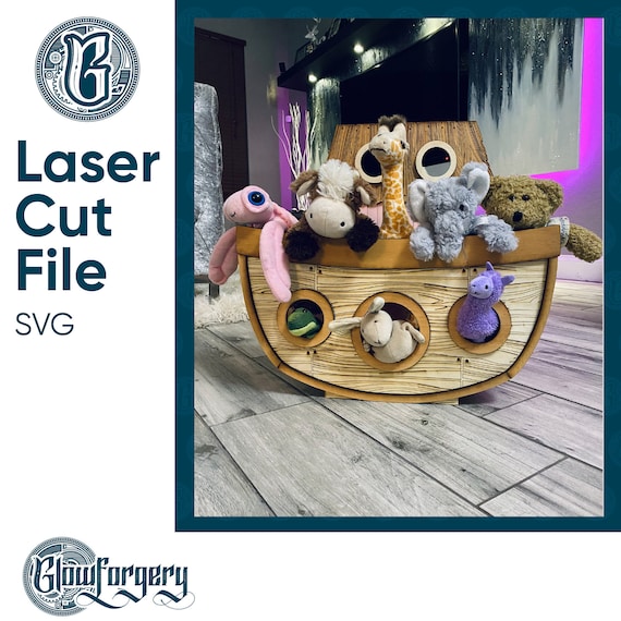 Arca de Noé / Archivo SVG de corte láser digital / Glowforge / - Etsy ...