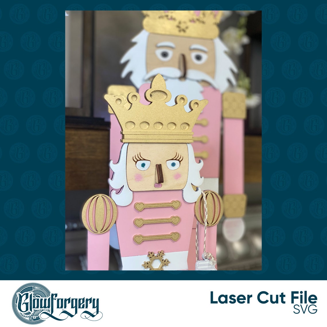 Nutcracker Princess / Digital Laser Cut SVG File / Glowforge / Home ...