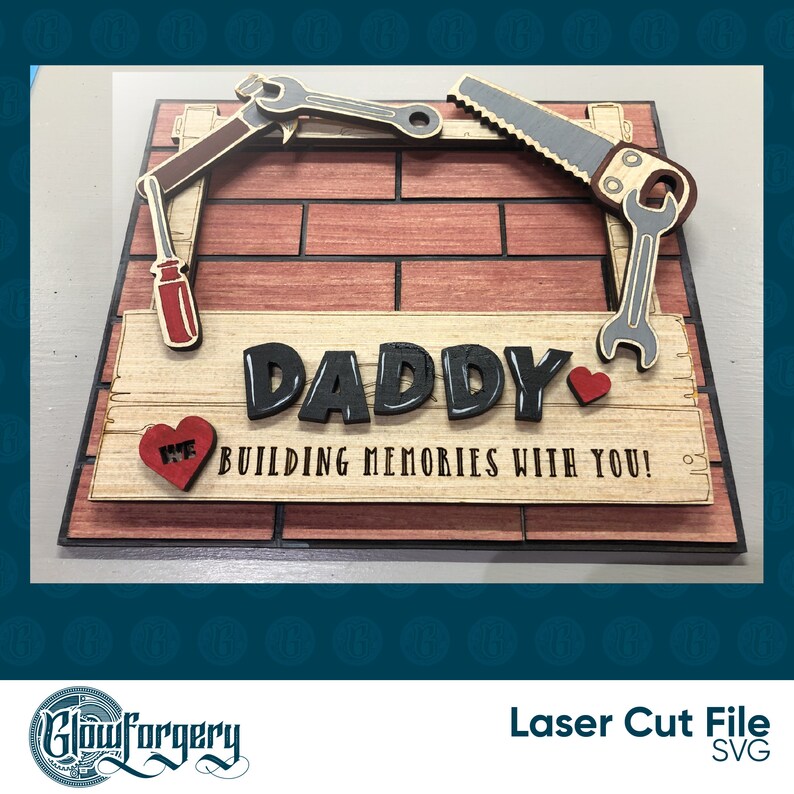 Fathers Day Tool Box Kit Includes 10 Variations / Digital - Etsy