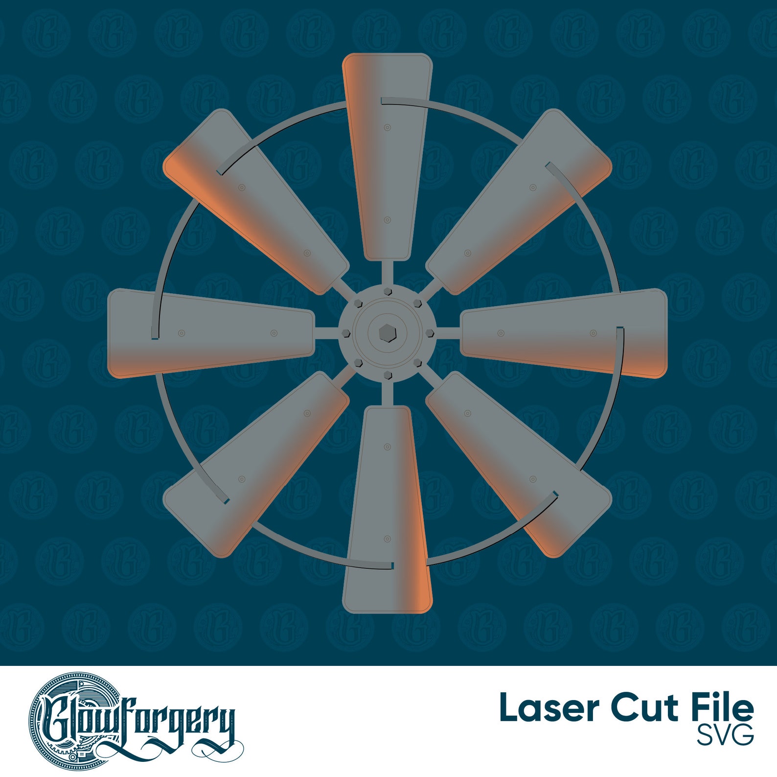 Windmill / Digital Laser Cut SVG File / Glowforge / Home Decor / Vector ...